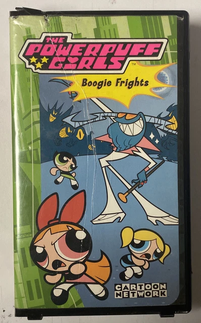THE POWERPUFF GIRLS - Boogie Frights (VHS, 2001, Black Clamshell Case ...