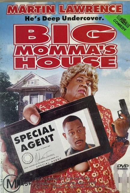 BIG MOMMAS HOUSE DVD Classic Comedy Film Movie Disc Martin Lawrence ...