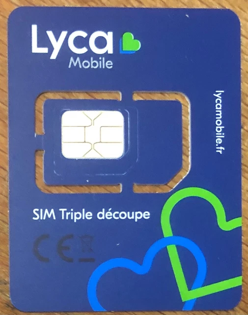 LYCA MOBILE CARTE Sim Gsm Telecarte Phonecote Scheda Phonecard Carte ...
