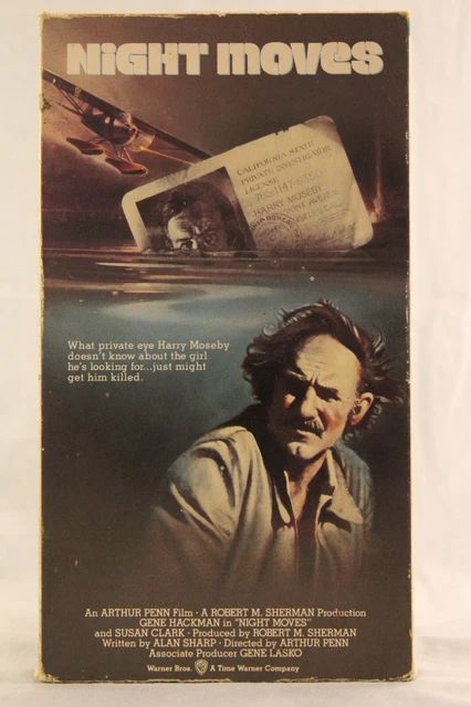 NIGHT MOVES 1975 VHS Tape NTSC Gene Hackman James Woods Crime Drama ...