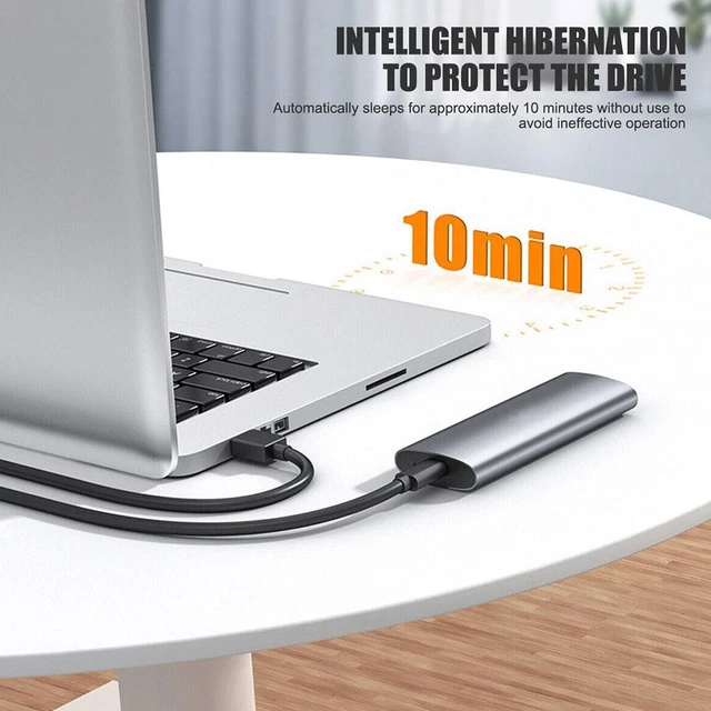 M.2 NGFF NVME SSD Hard Disk Case Enclosure to USB 3.1 GEN2 Axp Case E1Q3 EUR 9,94 - PicClick FR