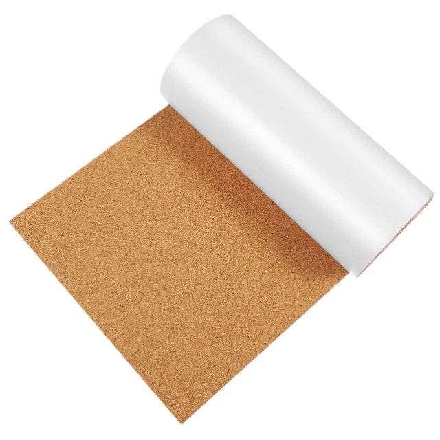 SELF-ADHESIVE CORK ROLL: 1 mm Thick Cork Boards Mat with Adhesive ...