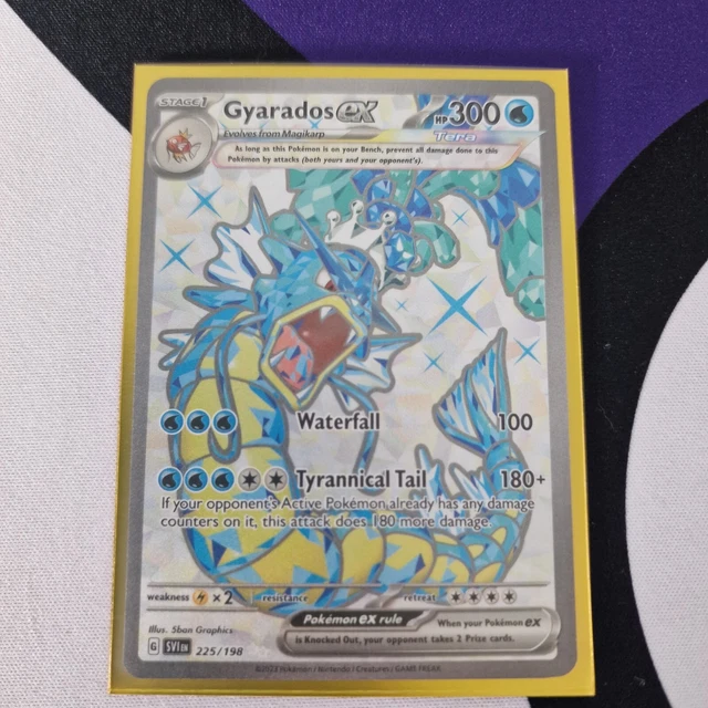 POKÉMON TCG GYARADOS ex Scarlet & Violet Base Set 225/198 Holo Ultra Rare £21.00 - PicClick UK