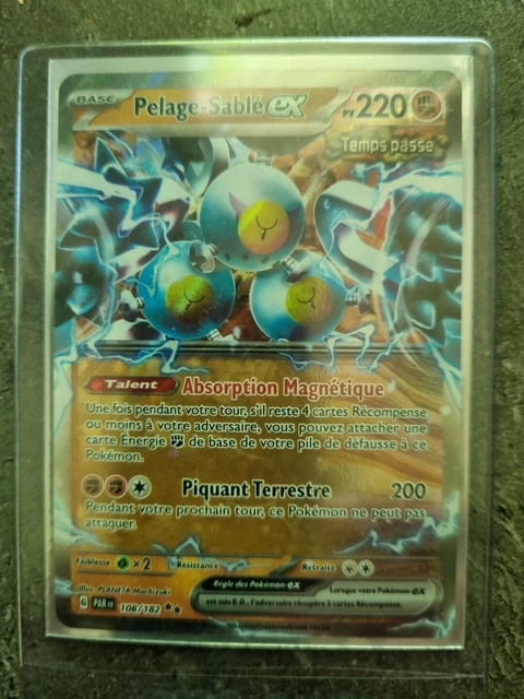 CARTE POKÉMON PELAGE-SABLÉ EX 108/182 SV4:Ecarlate Violet Faille ...