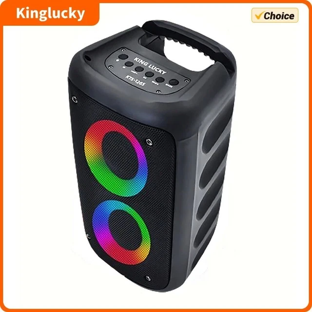 KINGLUCKY KTS-1265 | Portable Bluetooth Party Speaker | 8HR Battery, 300 WATTS £48.99 - PicClick UK