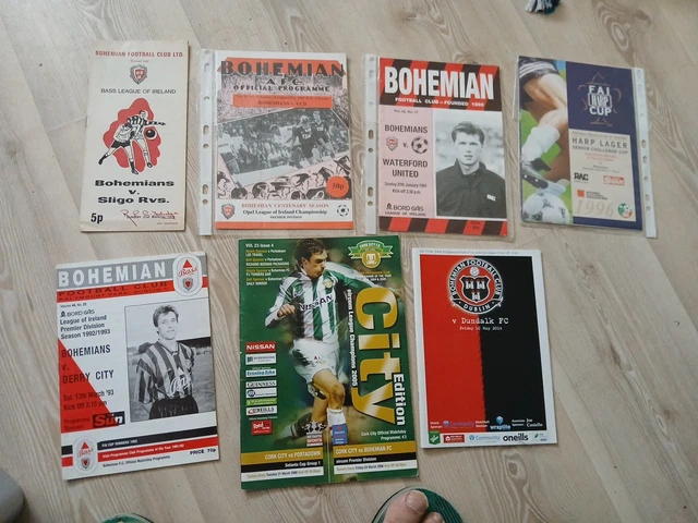BOHEMIANS FOOTBALL PROGRAMMES x 7 from the 1970s until 2019 £1.17 ...