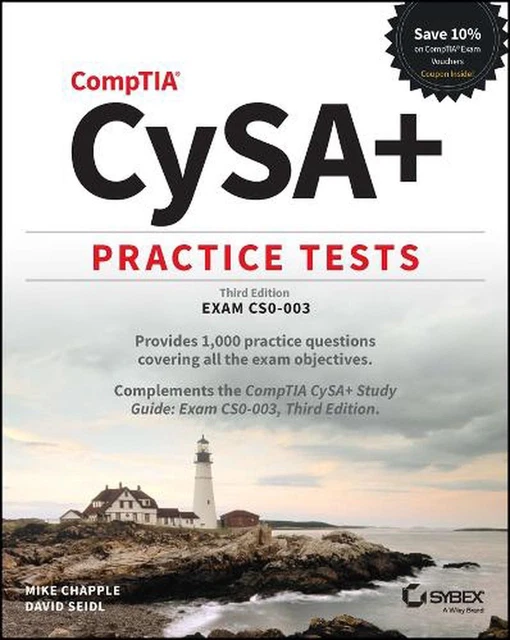 COMPTIA CYSA+ PRACTICE Tests: Exam CS0-003 by Mike Chapple Paperback ...