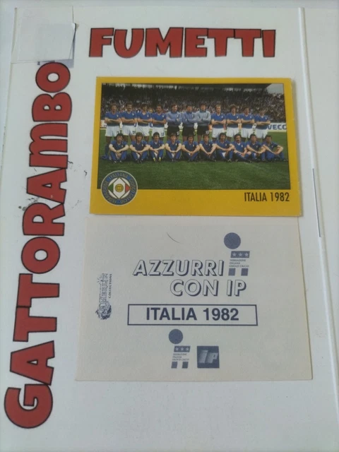 FIGURINE-STICKER AZZURRI CON IP Squadra Italia 1982 new - Merlin EUR 1 ...