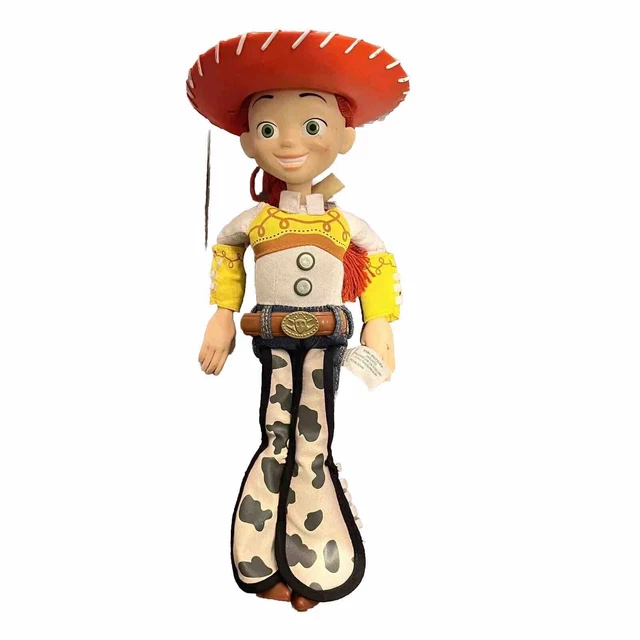 JESSIE TOY STORY Pull String Doll Disney Store Pixar Thinkway Toys Working 15” EUR 17,51 ...