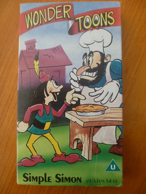 VHS TAPE...WONDER TOONS Featuring Simple Simon...1996...Paramount ...