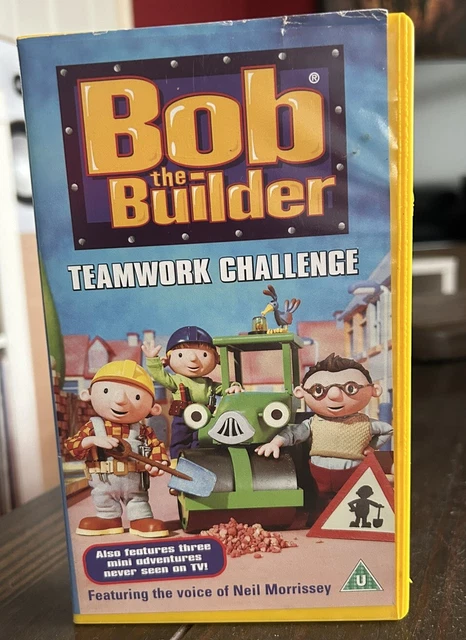 VINTAGE BOB THE Builder VHS Team Work Challenge £8.99 - PicClick UK