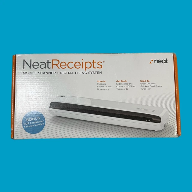 NEAT RECEIPTS MOBILE Document Scanner + Digital Filing System No CD $24 ...