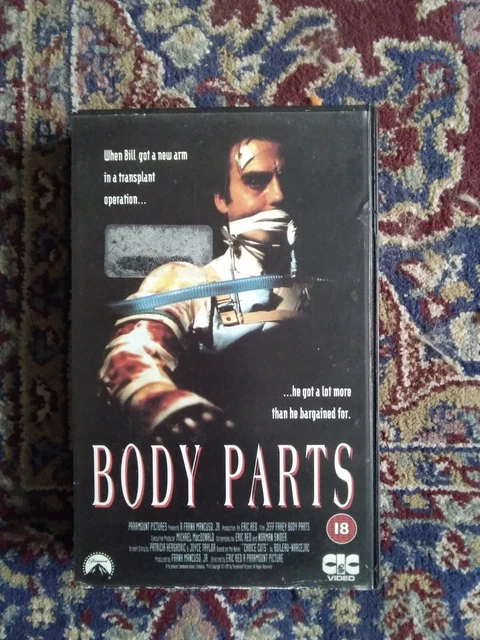 BODY PARTS VHS Video Big Box Ex-Rental Freepost £49.99 - PicClick UK