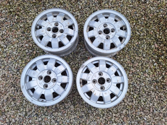 VW GOLF MK1 GTI Genuine Alloys Wheels Tarantula 171601025J 5.5x13 ...