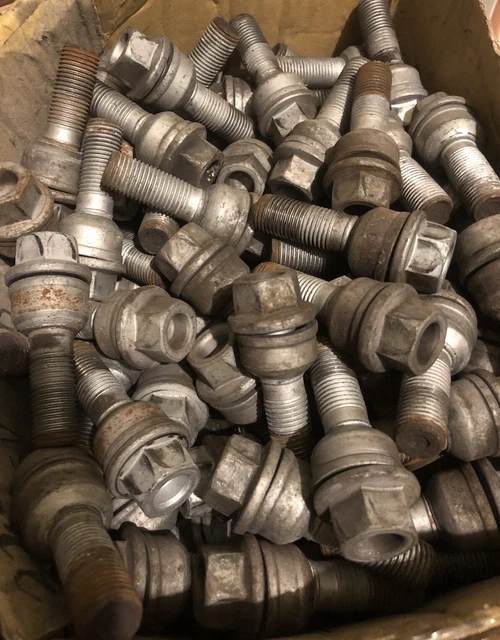 VW TRANSPORTER T5 T5.1 T6 T6.1 Steel & Alloy Wheel Bolts Nuts 19mm ...