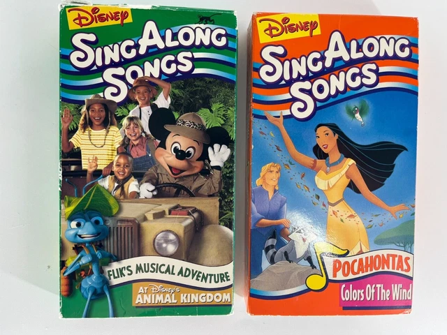 DISNEY'S SING ALONG Songs Flik's Musical Adventure VHS 1999 Animal ...