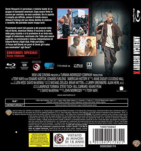 AMERICAN HISTORY X [Blu-Ray] [Region B] (IMPORT) (No English version) - DVD $31.91 - PicClick CA