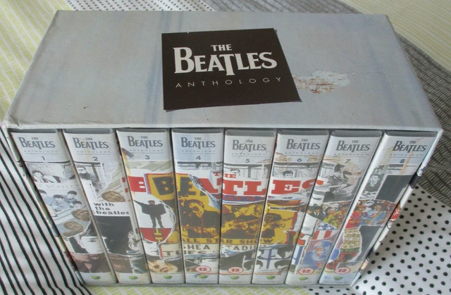 BEATLES ANTHOLOGY APPLE 1996 8 VHS Tapes in original presentation box pre-owned £23.64 - PicClick UK