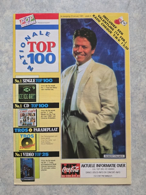 ROBERT PALMER TOP 100 Magazine Booklet Charts 1991 EUR 14,99 - PicClick FR