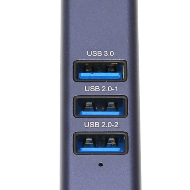 USB C HUB with Gigabit Ethernet and 5Gbps Data Transfer Slot £8.86 ...