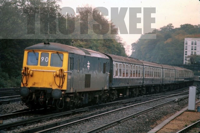 35MM SLIDE BR British Rail Electric Loco Class 73 73005 1976 Original £ ...