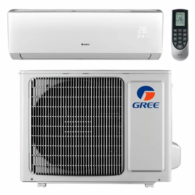 Gree 12k Btu 19 Seer 220v Livo Single Zone Heat Pump Ductless Mini S