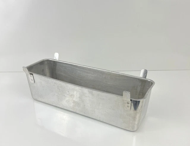 VINTAGE WEAR-EVER SHINY Aluminum 15 1/2 " x 4 1/2" x 4 1/2" Bread Loaf ...