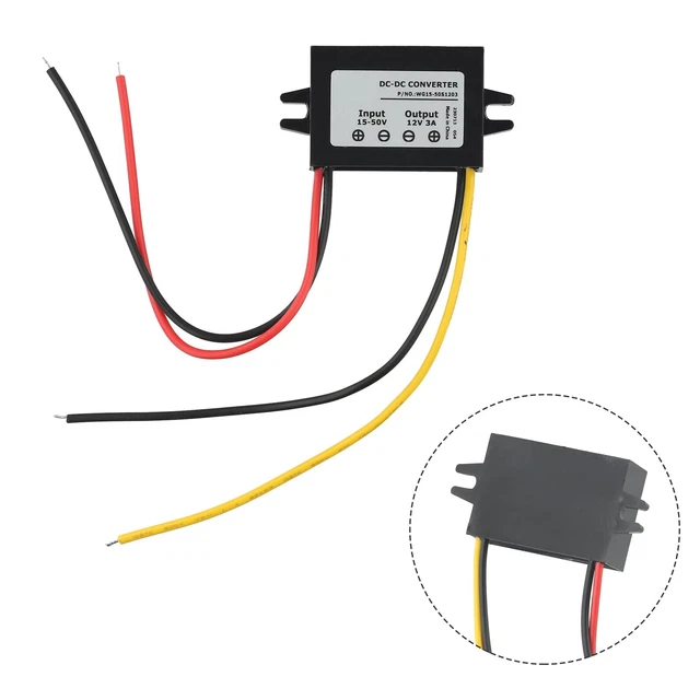 MODULO ALIMENTATORE AUTO facile da installare per conversione DC 24V36V su 12V3A EUR 15,88 ...