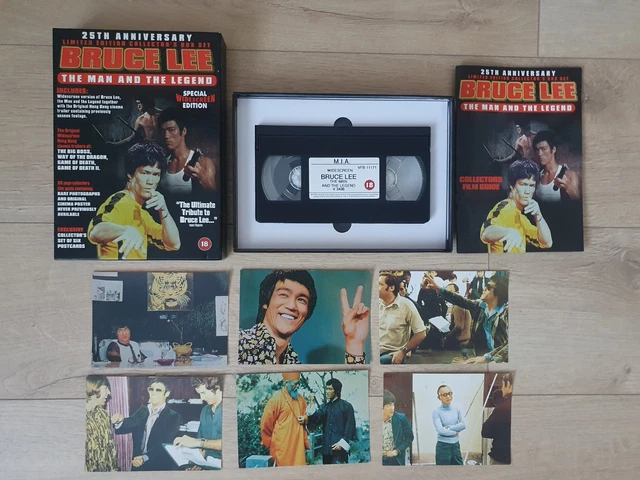 BRUCE LEE THE Man & The Legend VHS 25th Anniversary Ltd Edn Collectors ...