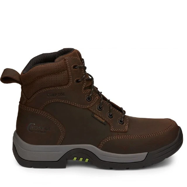 CHIPPEWA MEN'S FABRICATOR 6" Waterproof Composite Toe Work Hiker Ash ...
