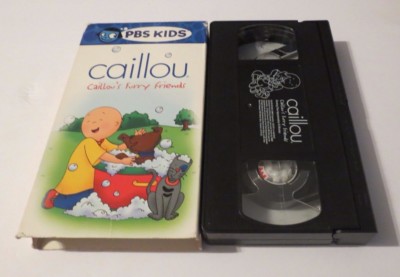 CAILLOU ~ CAILLOU'S Furry Friends ~ Vhs, 2001 ~ Pbs Kids ~ 1+ Shipping ...