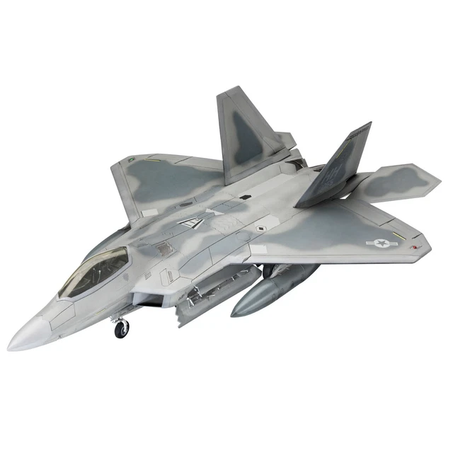 FLUGZEUGMODELLBAUSATZ REVELL 03858 Lockheed Martin F-22A Raptor 1:72 ...