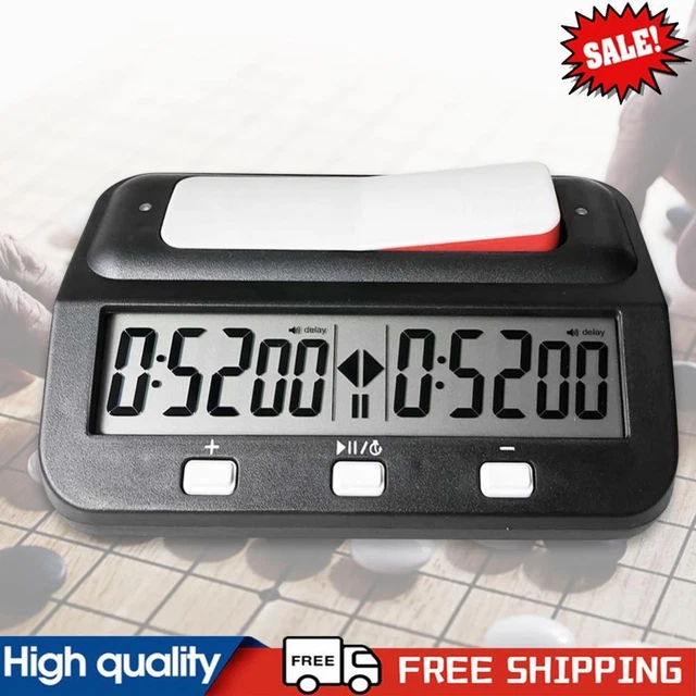 BOARD GAME STOPWATCH Battery Powered Digital Chess Clock for Family ...