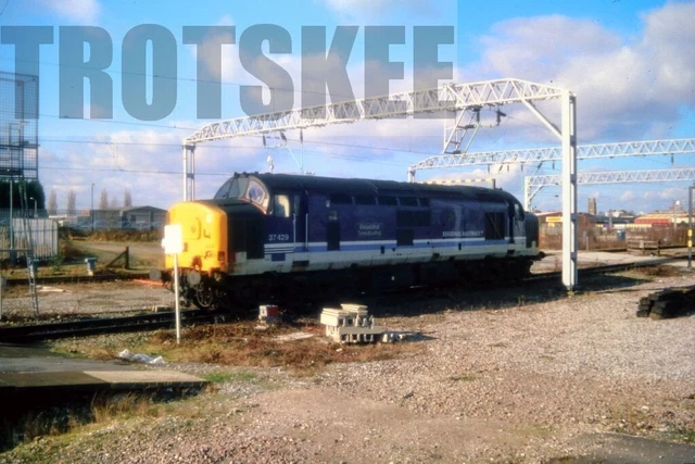 35MM SLIDE BR British Rail Diesel Loco Class 37 37429 1997 Crewe ...