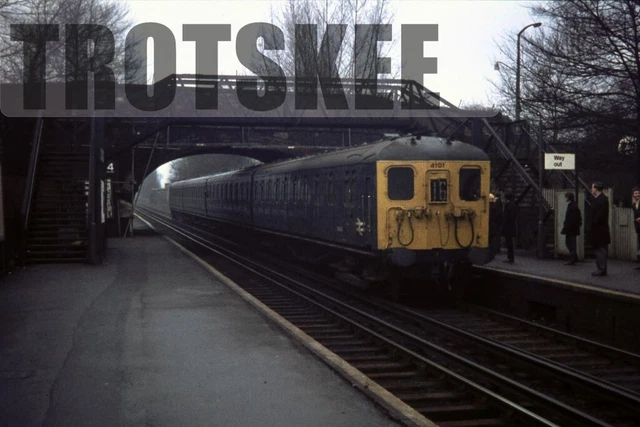 35MM SLIDE BR British Rail Electric EMU Class 4SUB 4101 1970 Original £ ...