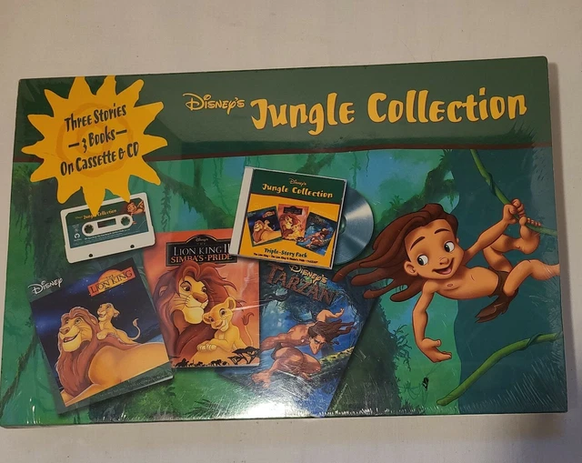 DISNEY'S JUNGLE COLLECTION Tarzan, Lion King Simba's Pride Books ...