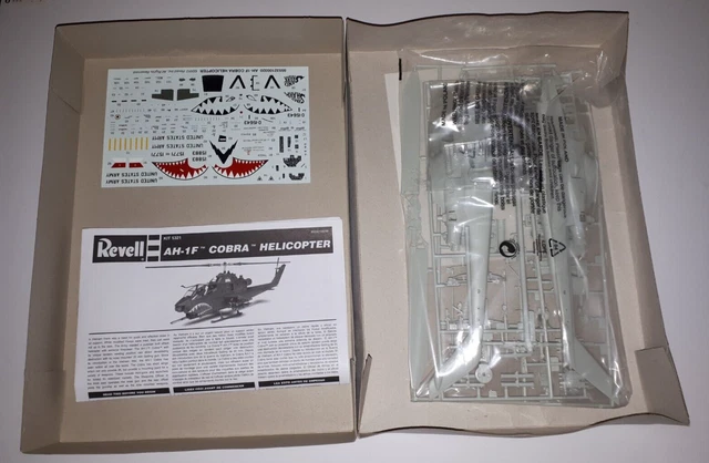 REVELL 1:48 SCALE AH-1F Cobra Gunship Model Kit 85-5321 Bell Helicopter ...