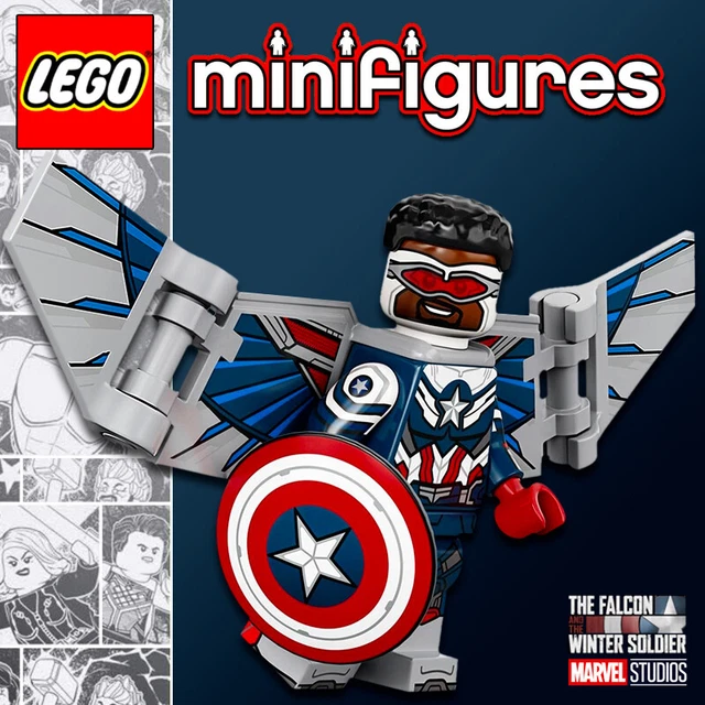 LEGO MINIFIGURES / Marvel Studios #71031-5 - Falcon / Captain America ...