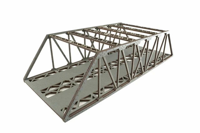 WWS DOUBLE TRACK Hi-Detail Grey MDF Girder Bridge 450mm – OO/HO Model ...