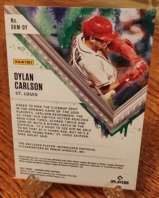 2021 DIAMOND KINGS Dylan Carlson DK Materials Dual Worn Jersey Cardinals DKM-DY $19.61 - PicClick CA