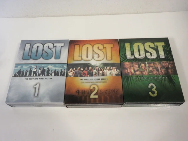 LOST THE COMPLETE First Second Third Season 1 2 3 Box Sets Slipcover $8 ...