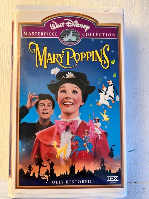 WALT DISNEY MASTERPIECE Collection Mary Poppins VHS Vintage Classic Movie £5.28 - PicClick UK