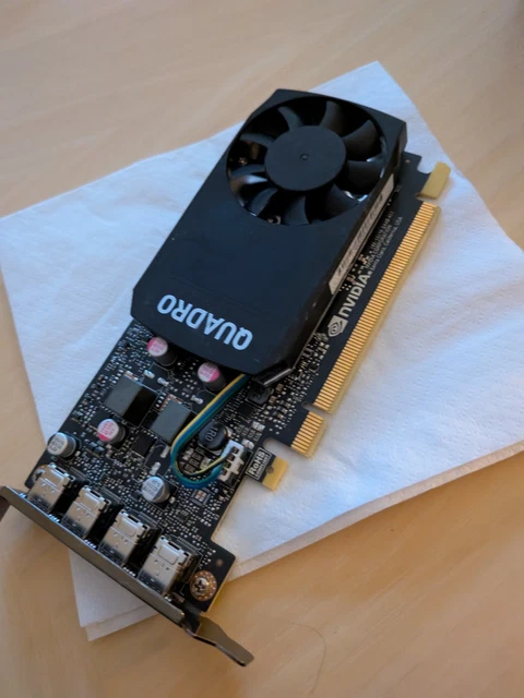 NVIDIA QUADRO P620 2Gb Pcie Graphics Card Gpu Low Profile Mini Dp £25. ...