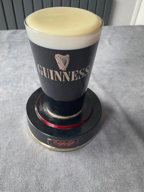 GUINNESS BAR TOP Pub Pump Font Sign Advertising Light - Untested £52.72 ...