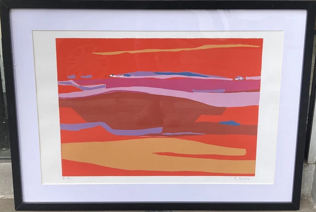 PIERRE ROUX (1932), Composition. Lithographie Signée Et Annotée EA. 38 ...