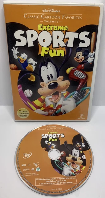 WALT DISNEYS EXTREME Sports Fun (DVD, Classic Cartoons Volume 5, OOP ...