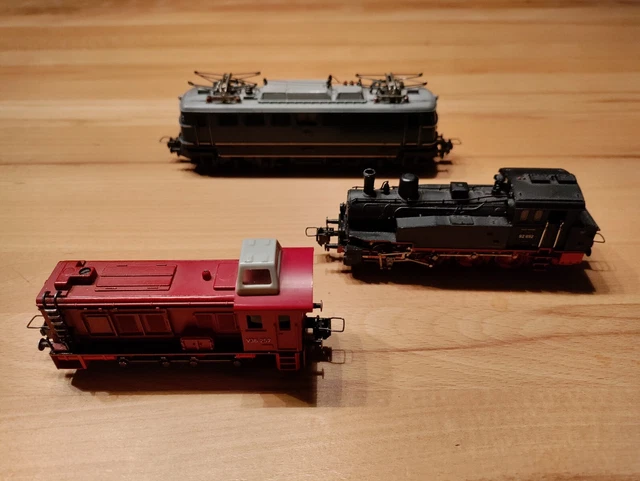 TRIX EXPRESS: 3 Loks (Dampflok BR 92, Diesellok V36 und E-Lok E10) £61. ...