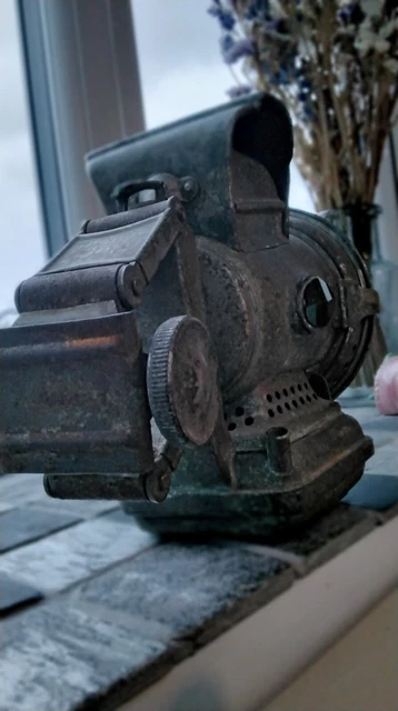 VINTAGE BICYCLE OIL Wick Lamp Holophote Jos Lucas Ltd Birmingham. £23. ...