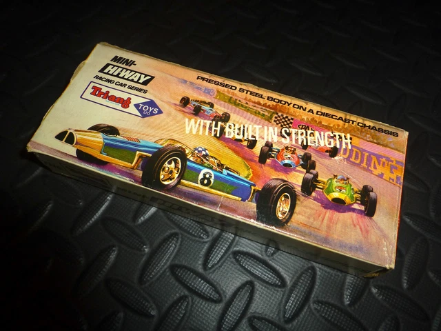 TRI-ANG MINI HI-WAY Le Mans No 9 Racing Car Boxed labelled MONZA ...