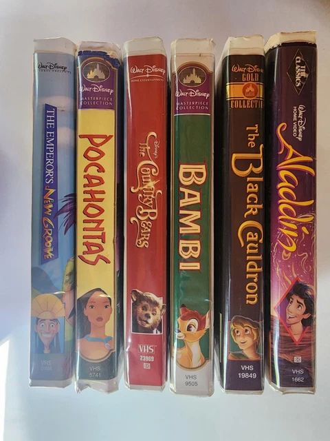 VINTAGE BLACK DIAMOND VHS Tapes Walt Disney Gold Collection £2.85 ...